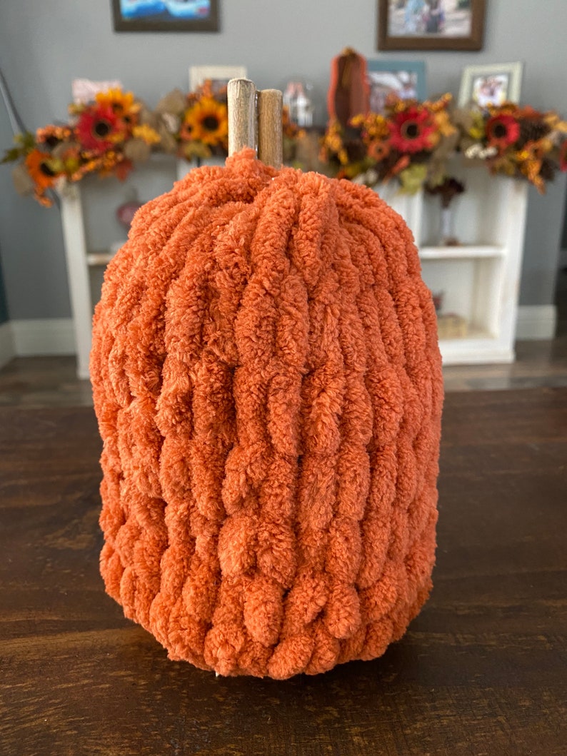 Chunky Knit Pumpkins - Etsy