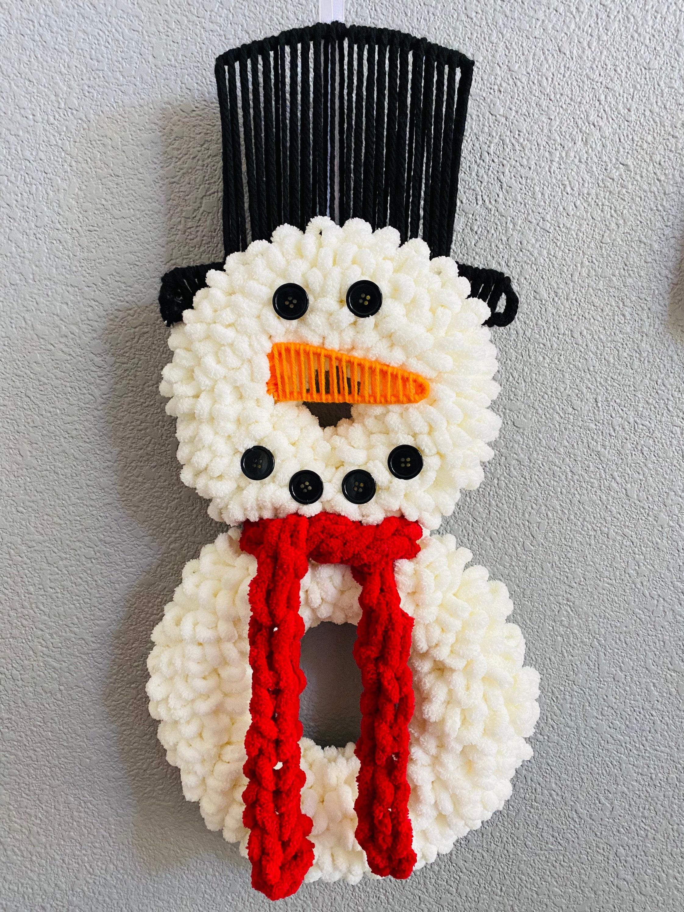 Snowman Wreath - Etsy
