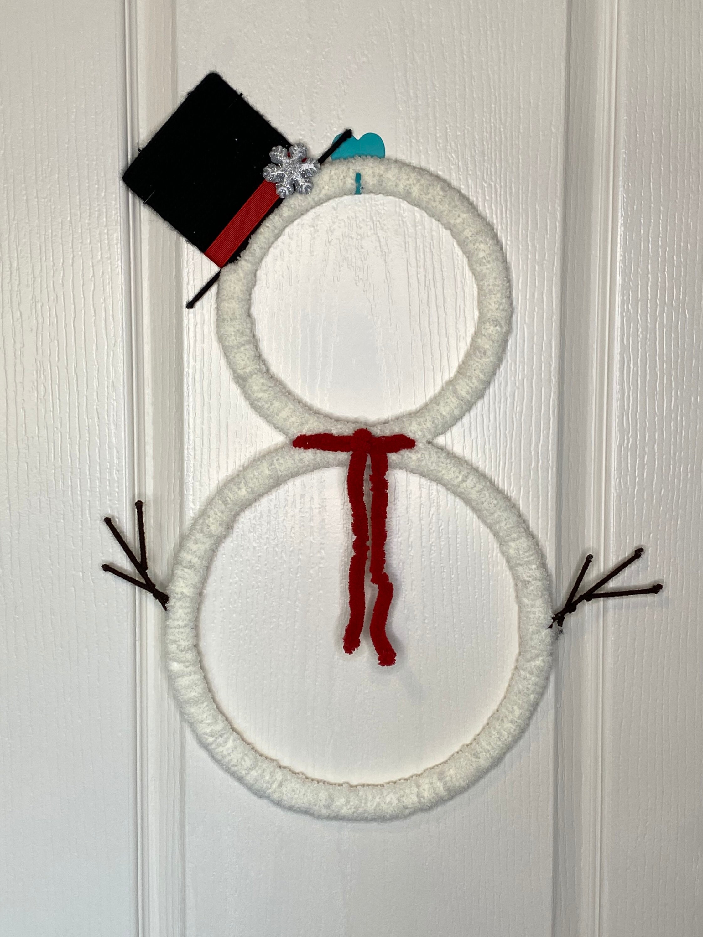 Snowman Wreath - Etsy