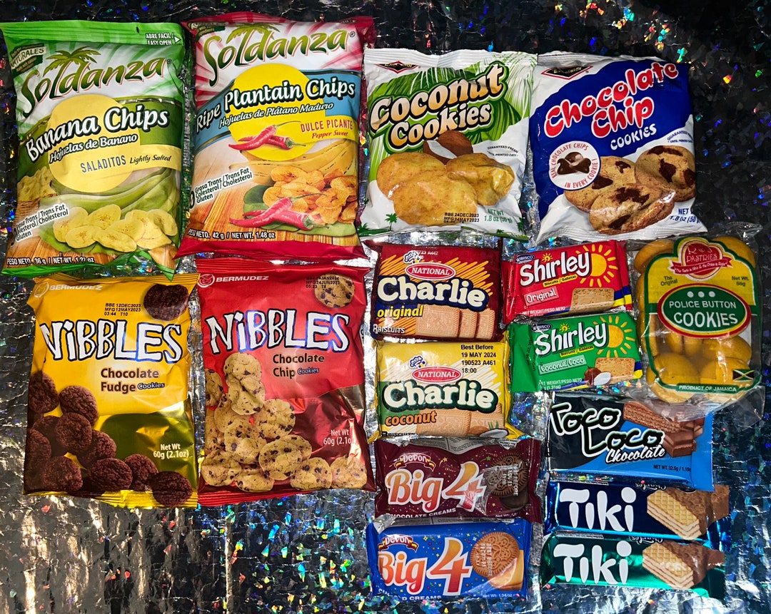 Authentic Jamaican/caribbean Chips & Swizzz Snack Box - Etsy UK