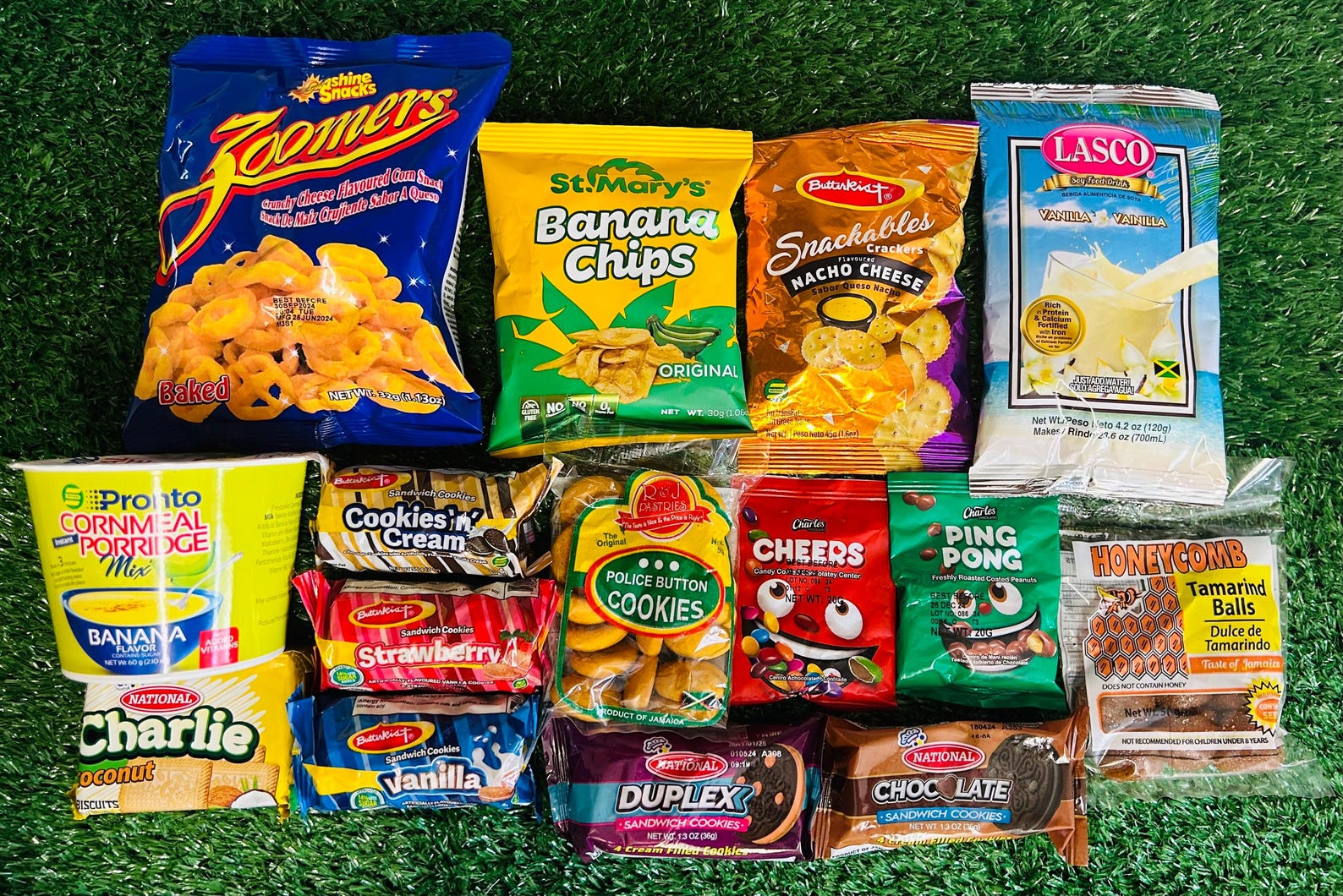 Taste of Jamaica Caribbean snack Pon Dem Themed Personalised Food Gift ...