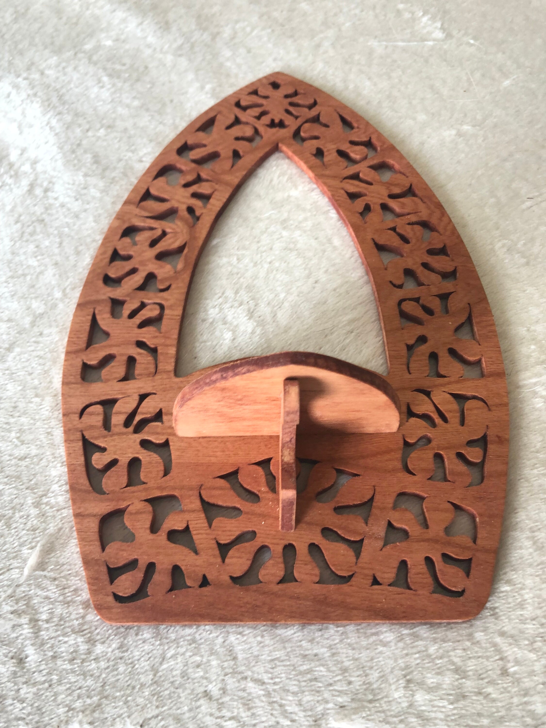 Black Cherry Floral Fretwork Wall Shelf Display. 10 5/8 - Etsy