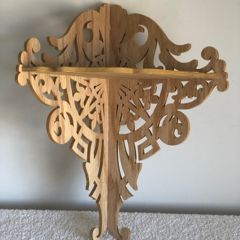 Wood Shelf Bracket Scroll - Etsy