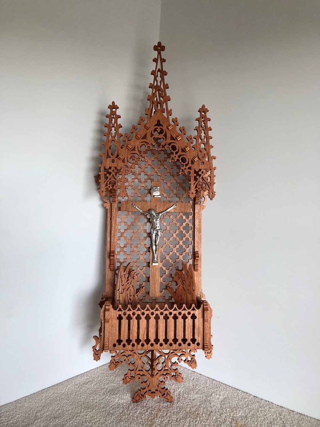 Cherry Inspirational "the Jesus Niche" Wall Prayer Station Display. 21 ...