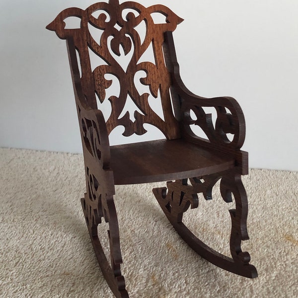 Antique Victorian Rocking Chair - Etsy