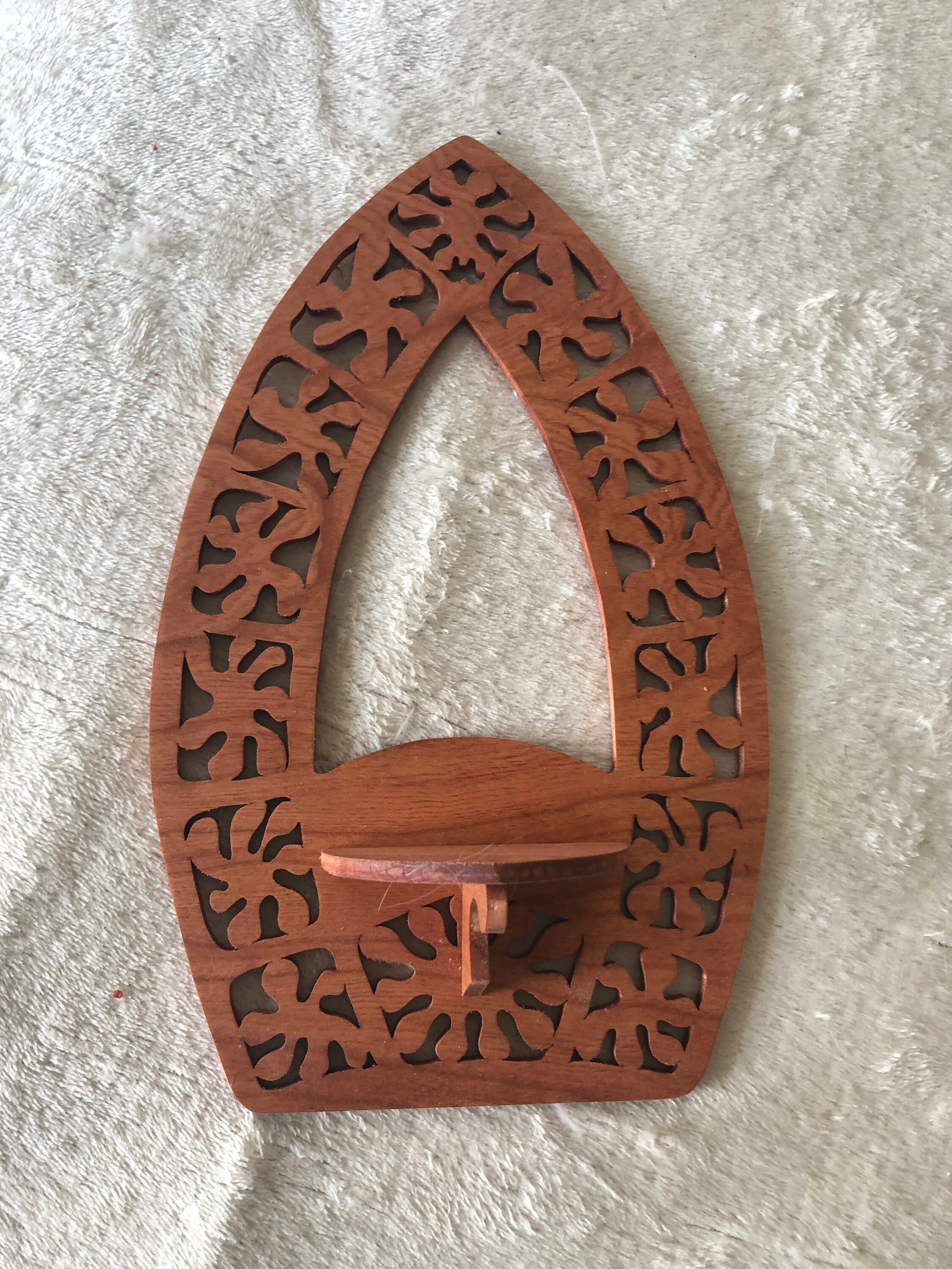 Black Cherry Floral Fretwork Wall Shelf Display. 10 5/8 - Etsy