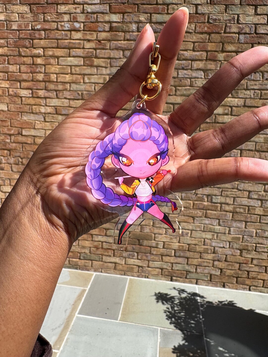 Kpop Demon Hunters Rumi Charm Keychain - Etsy Canada