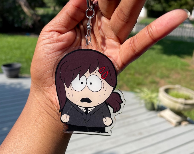 Kobeni Southparkxchainsaw Man Charm Keychain - Etsy