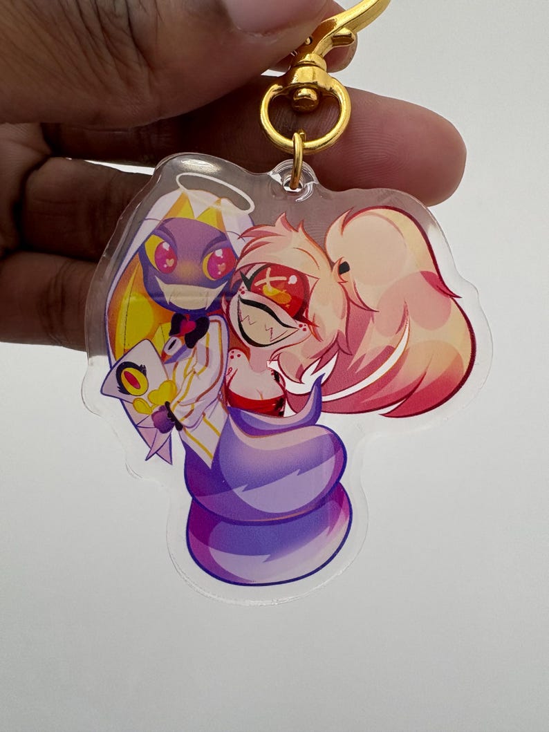 Hazbin Hotel Redeemed!sir Pentiousxcherrybomb Keychain - Etsy