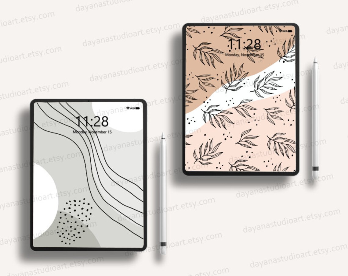Boho iPad Wallpapers Digital Download Minimalist Aesthetic - Etsy
