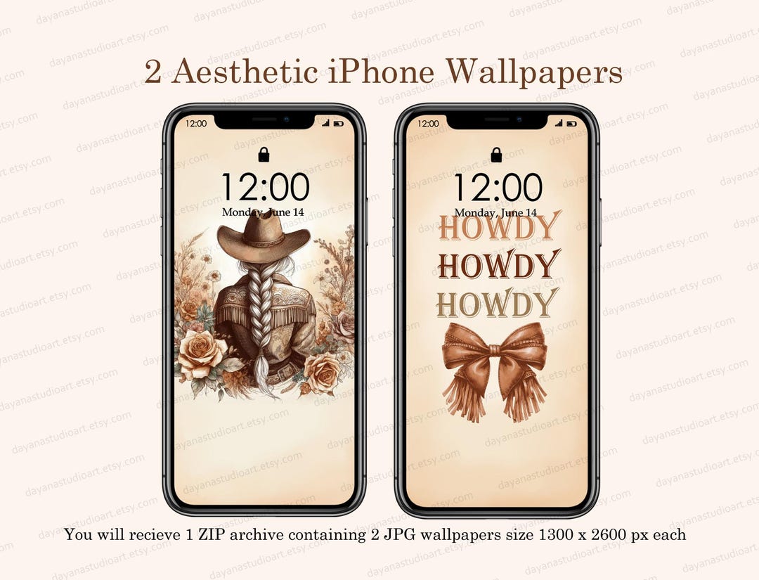 Western iPhone Wallpapers, Vintage Phone Wallpaper, Retro Design ...