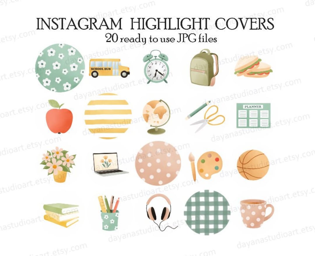 Teacher Instagram Story Covers , Instagram Story Highlight Icons School ...