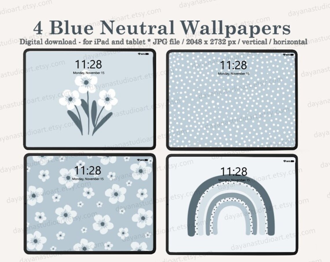 Aesthetic iPad Wallpaper, Neutral Tablet Background, Minimalist ...