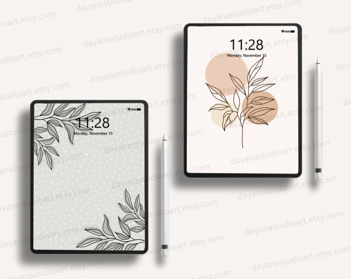 Boho iPad Wallpapers Digital Download Minimalist Aesthetic - Etsy