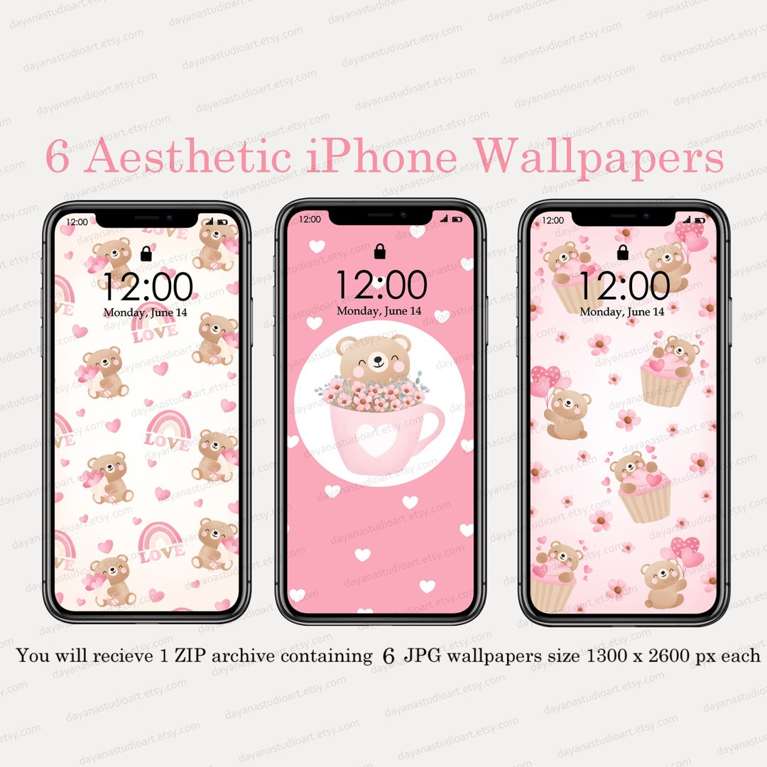Valentines iPhone Wallpaper, Hearts Phone Wallpaper, Love Home Screen ...