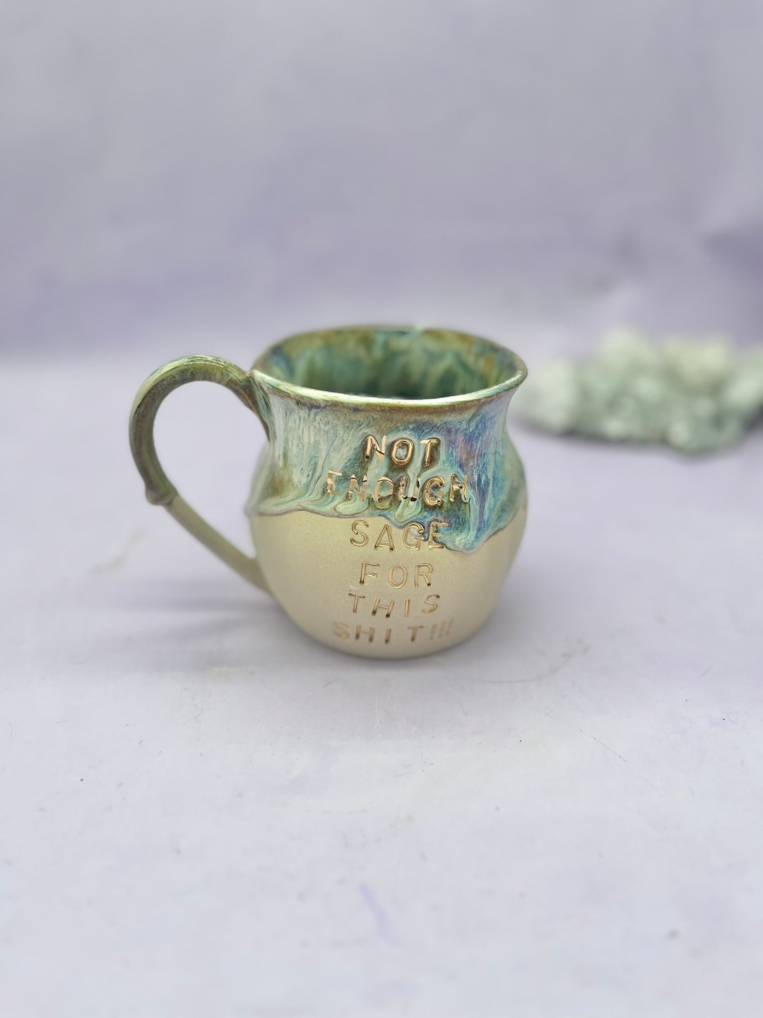 Not Enough Sage for This Shit, Coffee Witch, Tea Lovers Gift, Ceramic ...
