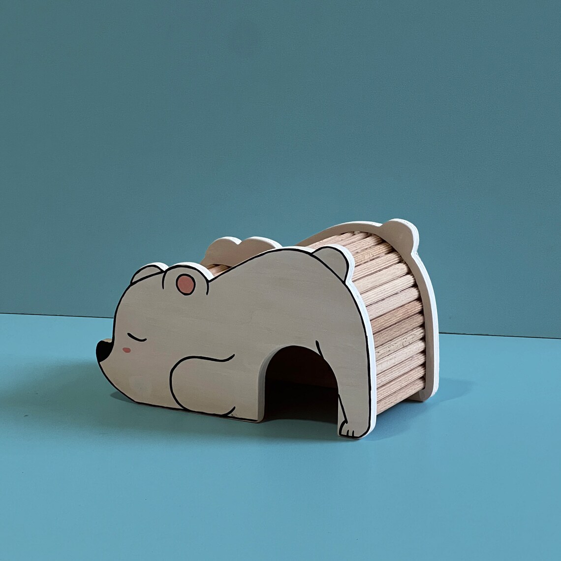 Hamster Hideout Brown Bear;polar Bear;panda, Sleeping House, Hamster ...