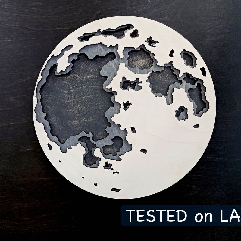 Realistic Moon - Etsy