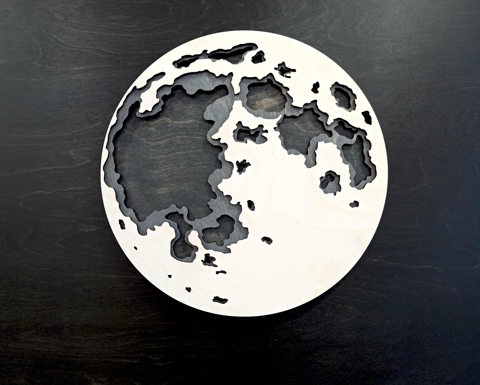 Moon Svg, Layered Moon Cut File, Multilayered Moon Laser Cut File, Moon ...