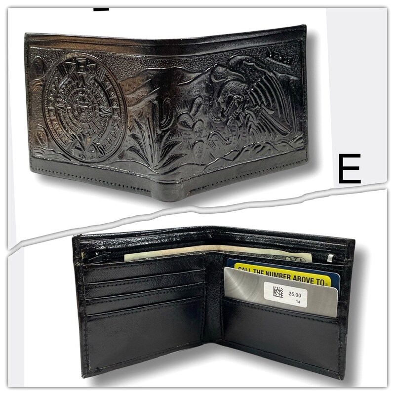 Wallet for Men With Inside Zipper - Etsy