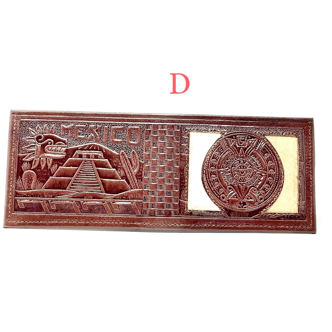 Handcrafted Mexican Hand-tooled Leather Wallet for Men - Etsy