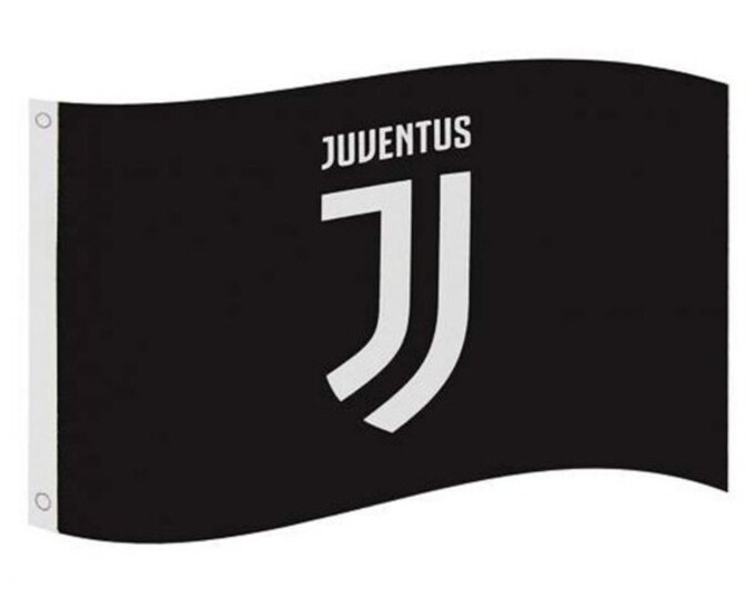 Juventus FC 5ft Club Crest Flag Officially Licensed Serie A - Etsy