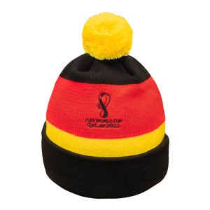 FIFA World Cup 2022 Germany Knitted Pom Beanie Officially Licensed - Etsy