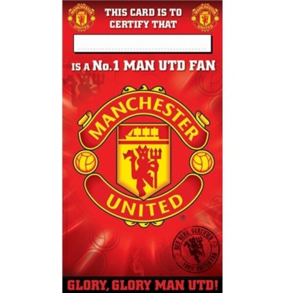 Manchester United Birthday Cards - Etsy