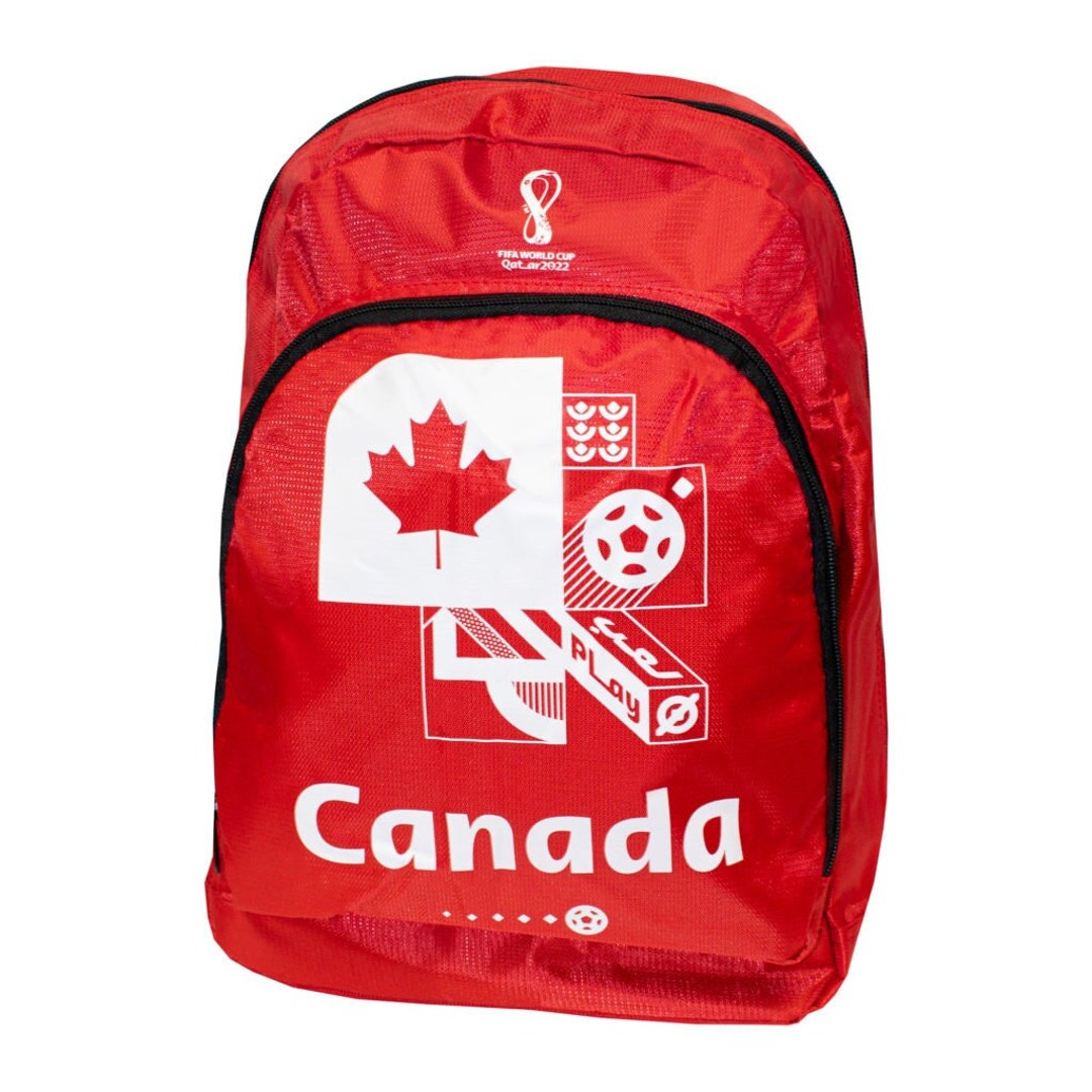 FIFA World Cup 2022 Canada Red Backpack Officially Licensed 17 X 12 ...