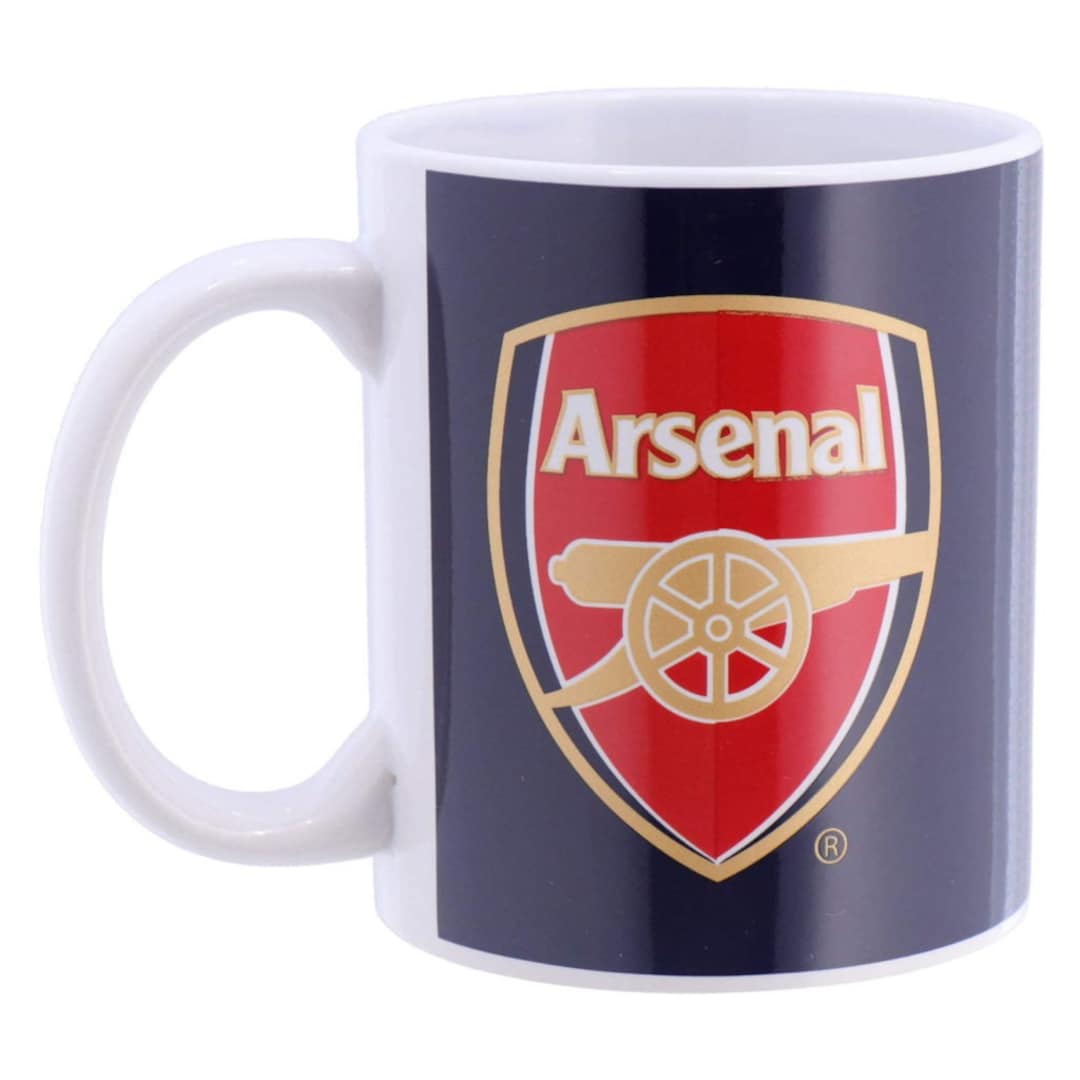 Arsenal FC halftone Ceramic Mug 11oz in Gift Box Officially Licensed ...