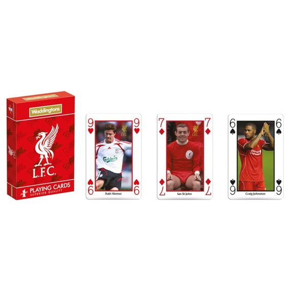 Liverpool FC Woddingtons Premium Classic Playing Cards | Etsy