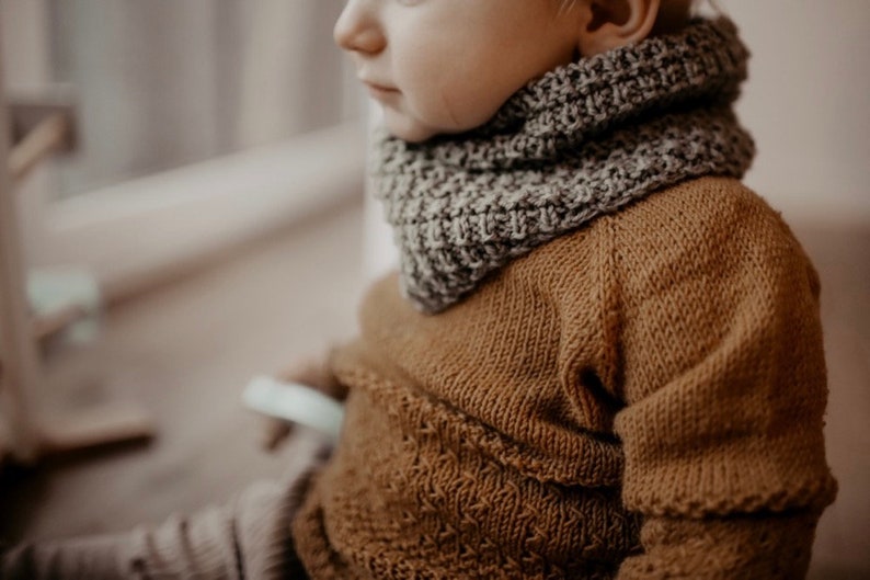 Knitting Instructions German / Knit Loop / Neck Sock / Knit Scarf ...