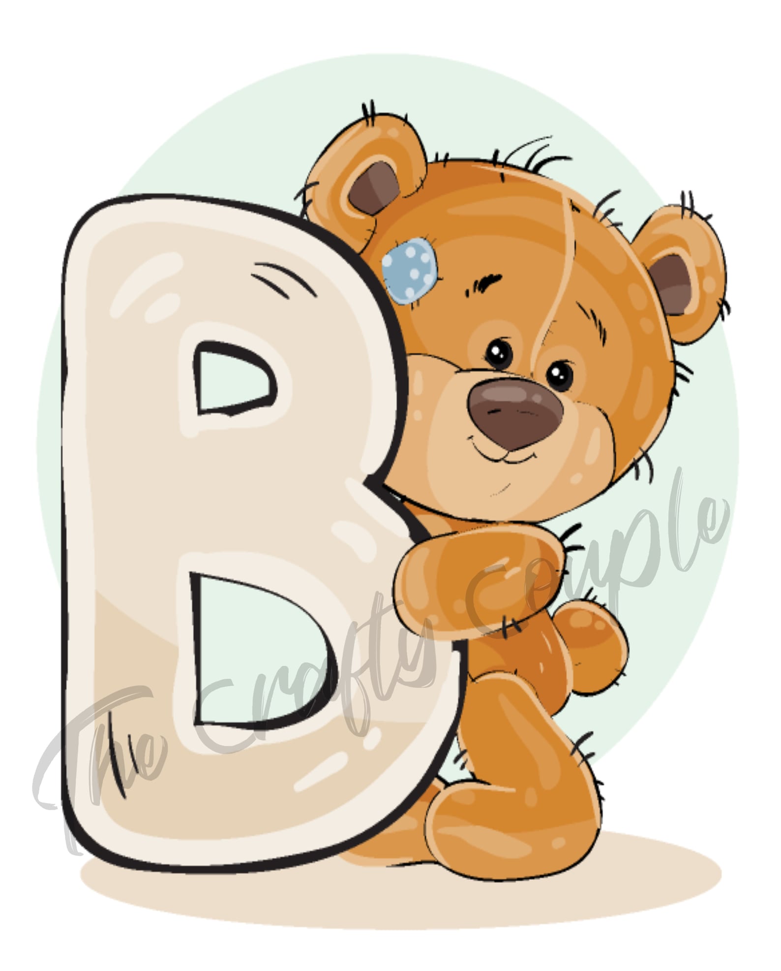 Alphabet Bears Capital Letter Waterslide Decal - Etsy