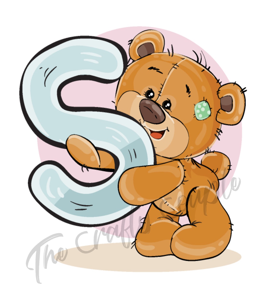 Alphabet Bears Capital Letter Waterslide Decal - Etsy