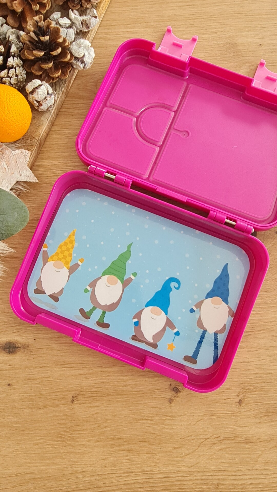 Lunch Box Insert Colorful Gnomes - Etsy