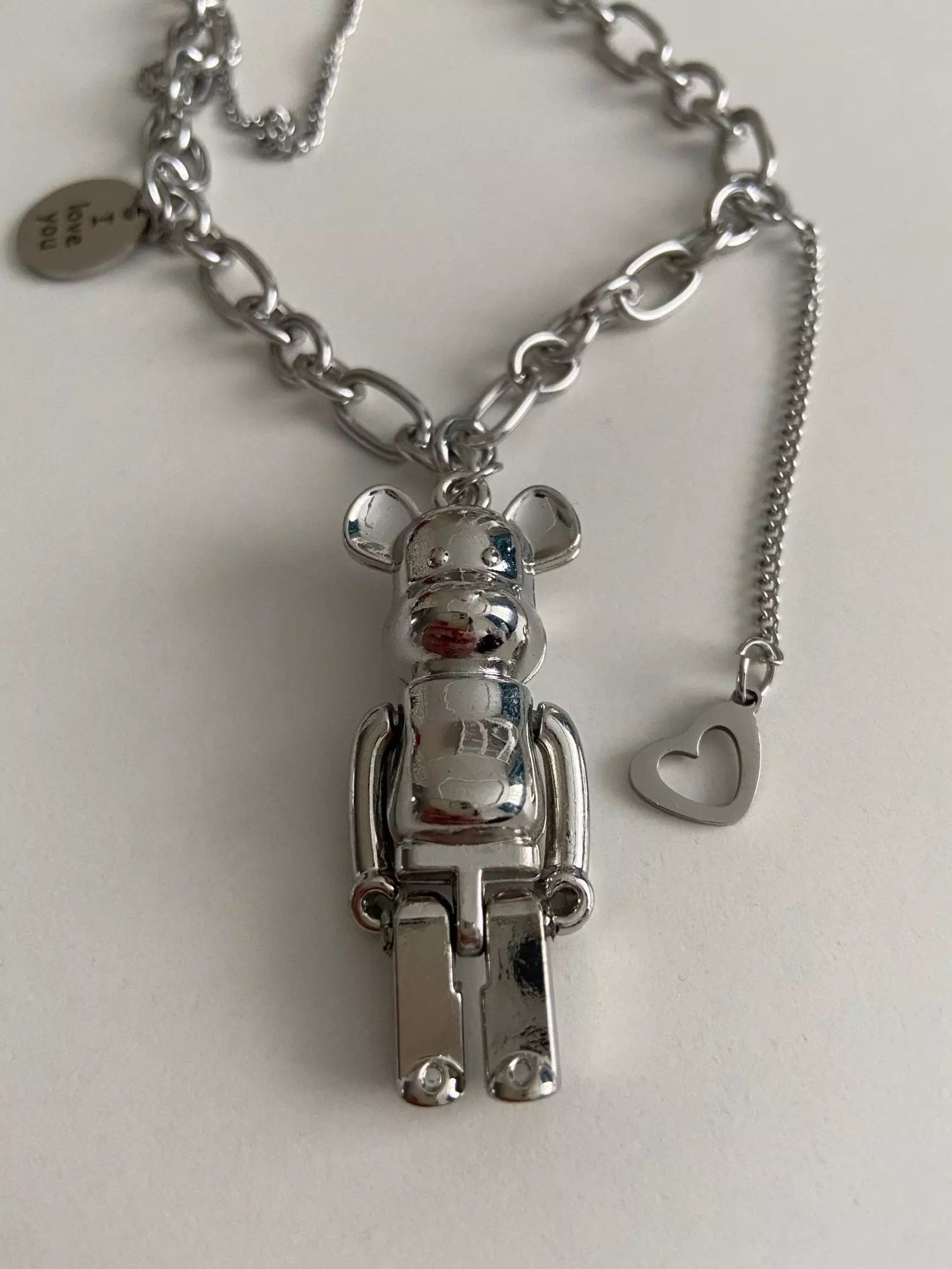 Bearbrick Chain Necklace - Etsy
