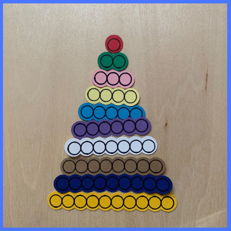 Montessori Bead Bar and Bead Stair SVG Files - Etsy