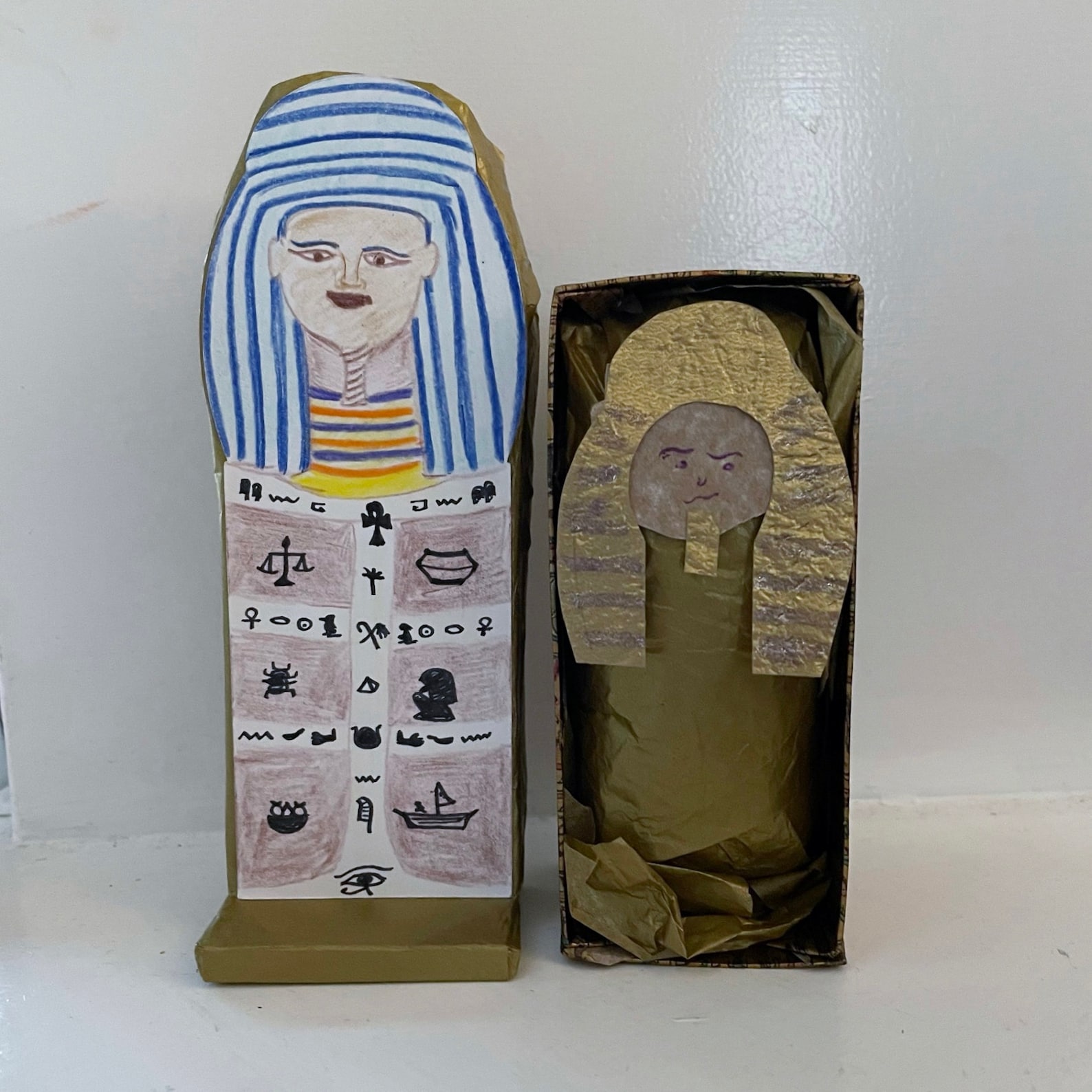 Ancient Egypt Sarcophagus Box - Svg Cut File - Etsy