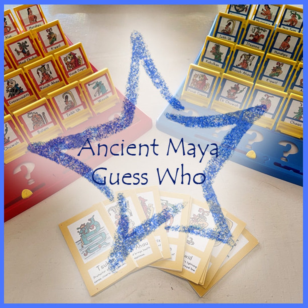 Ancient Maya Guess Who Cards! (classic Edition) - Etsy