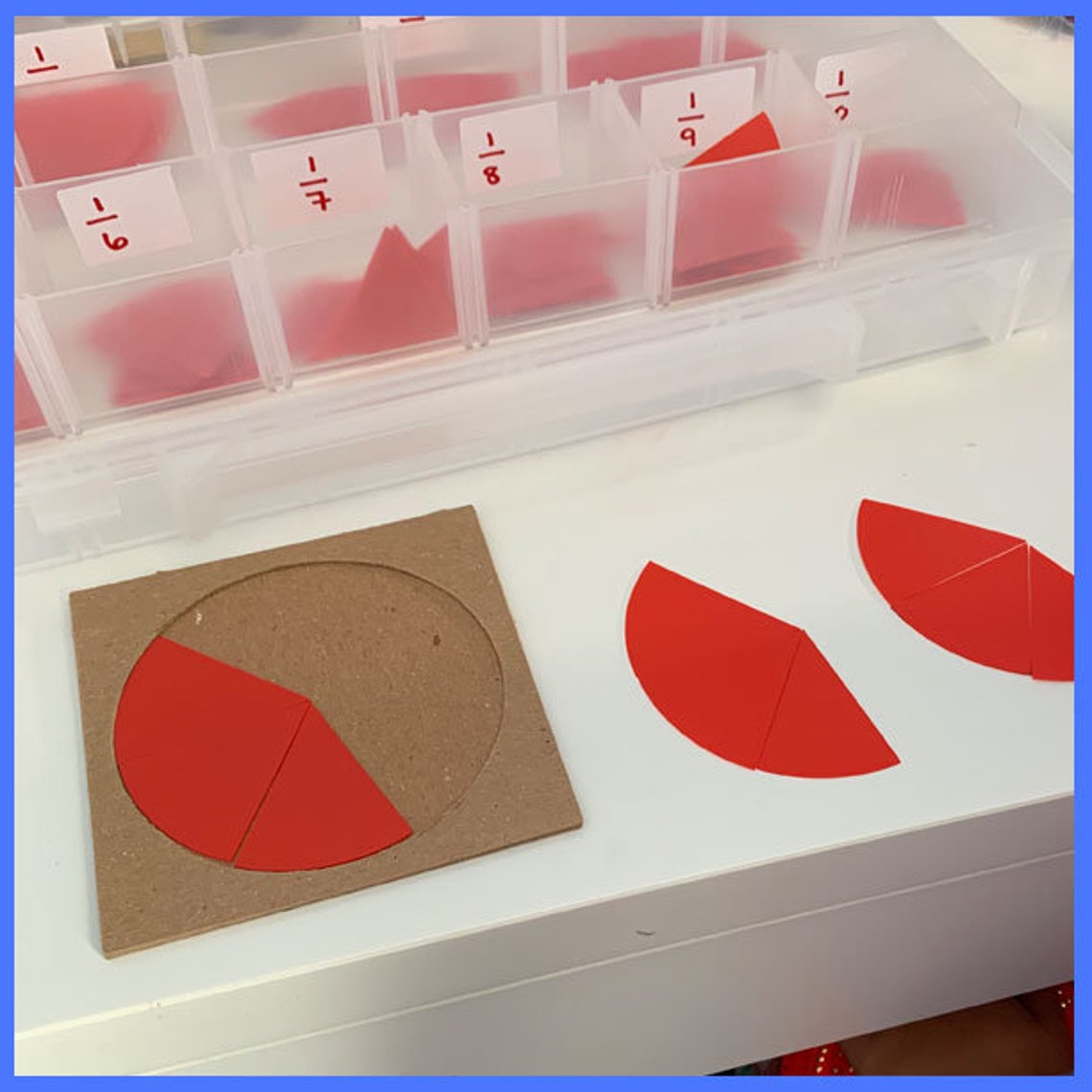 Montessori Fraction Circles Cricut Files - Etsy