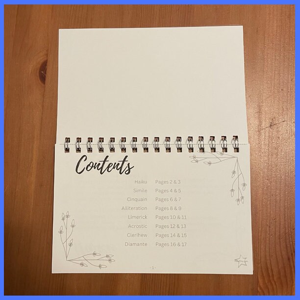 Poetry Frames Packet & Flipbook - Etsy