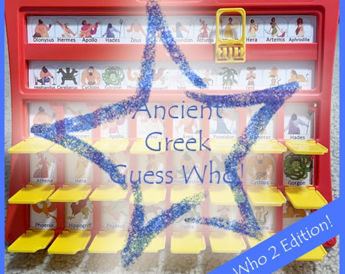 Ancient Greek Mythology Guess Who Cards (classic Edition) - Etsy Canada