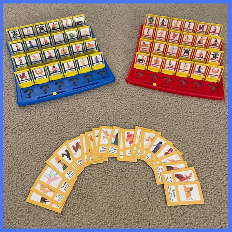 Ancient Greek Mythology Guess Who Cards (classic Edition) - Etsy