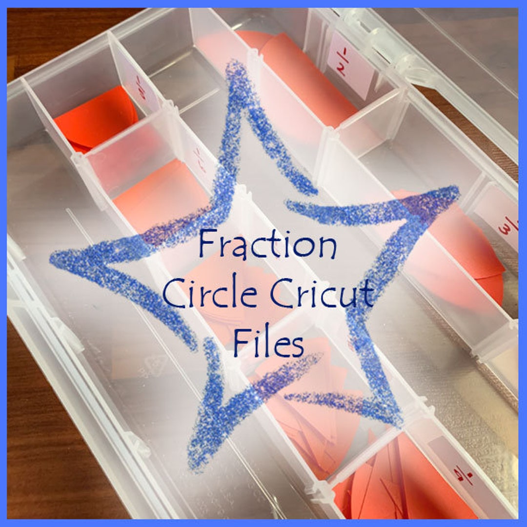 Montessori Fraction Circles Cricut Files - Etsy