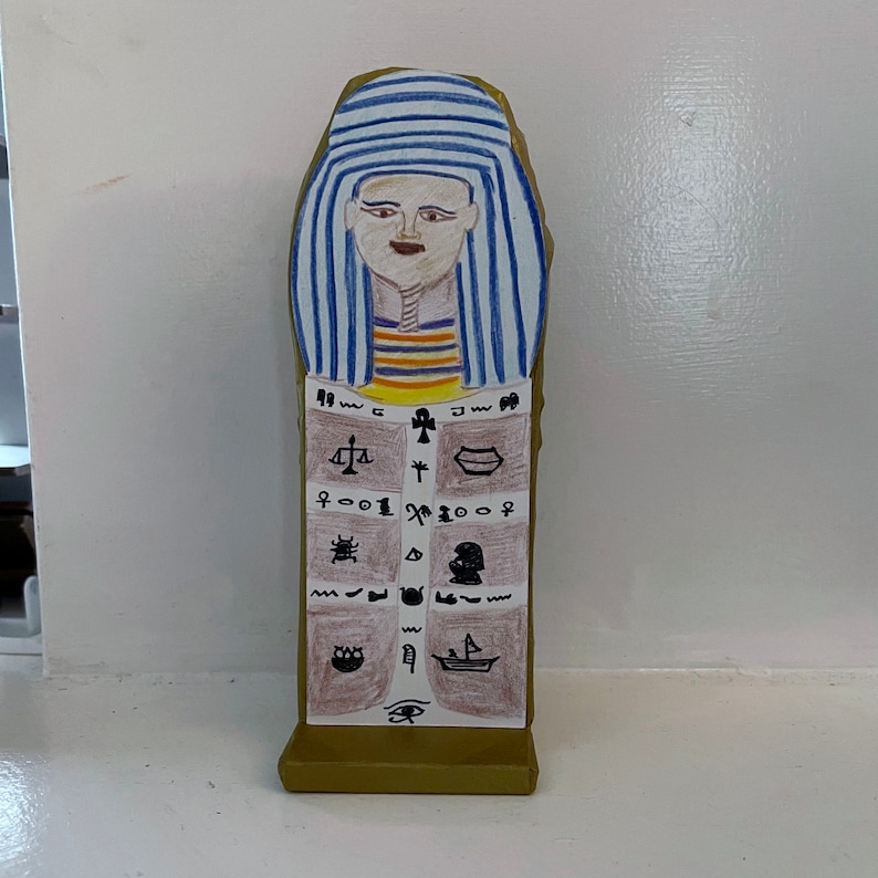 Ancient Egypt Sarcophagus Box - Svg Cut File - Etsy