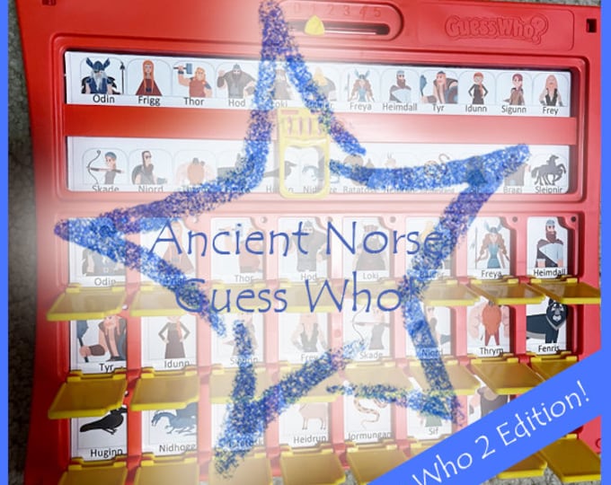 Ancient Greek Mythology Guess Who Cards (classic Edition) - Etsy Canada