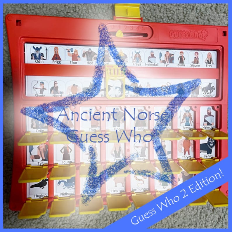 Norse Mythology Guess Who! (new Edition) - Etsy