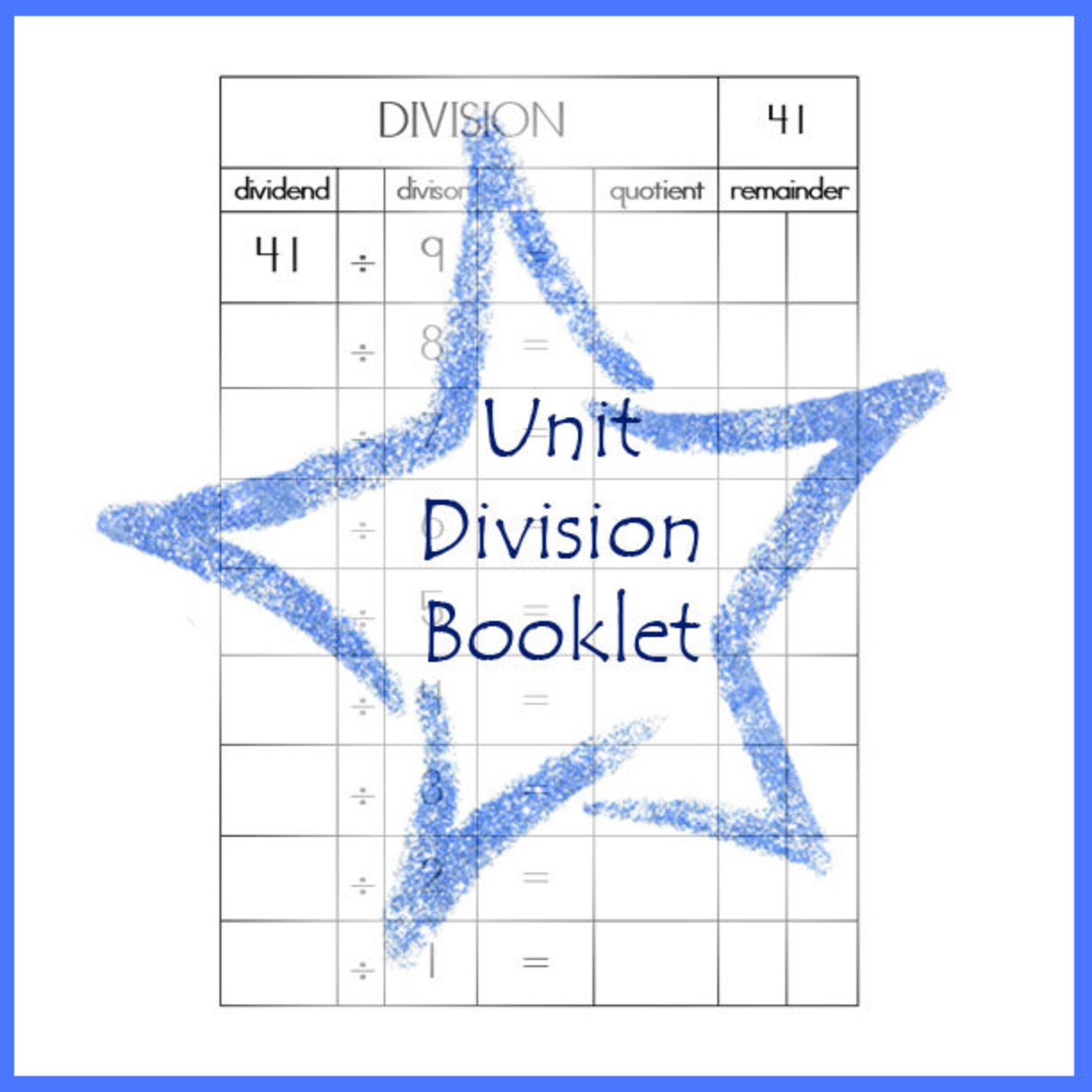 Livret de division des unités Montessori - Etsy France