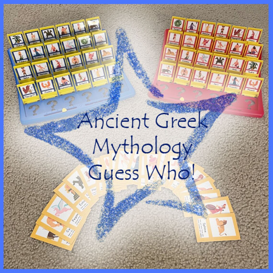 Ancient Greek Mythology Guess Who Cards - Etsy Canada