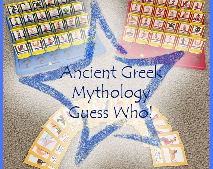 Greek Mythology Guess Who 2.0 Printable Insert Card - Etsy